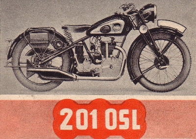 Motor-lit.de - NSU 201 OSL, 251 OSL und 351 OT Prospekt 1939
