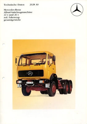 Motor-lit.de - Mercedes-Benz 2628 AS Prospekt 4.1981