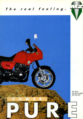 Motor-lit.de - MZ 500 R / Tourer / FUN Prospekt 1992