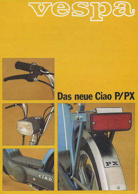 Motor-lit.de - Vespa Mofa Ciao P / PX Prospekt 1981