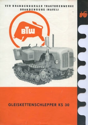 Motor-lit.de - KS 30 Gleiskettenschlepper Prospekt 1960